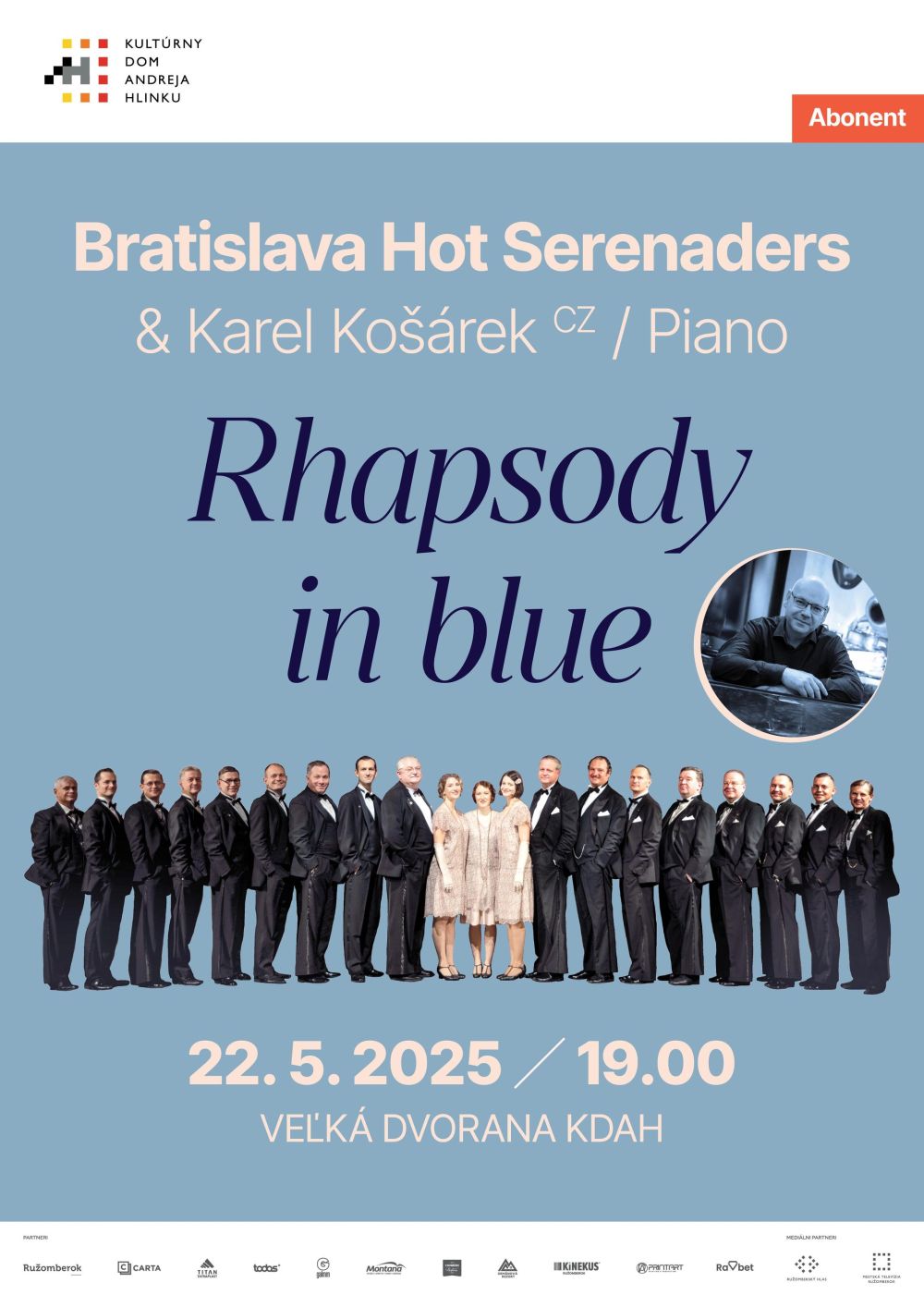 ABONENT 2024/2025: RHAPSODY IN BLUE (Kultúrny dom A. Hlinku) | Ružomberok