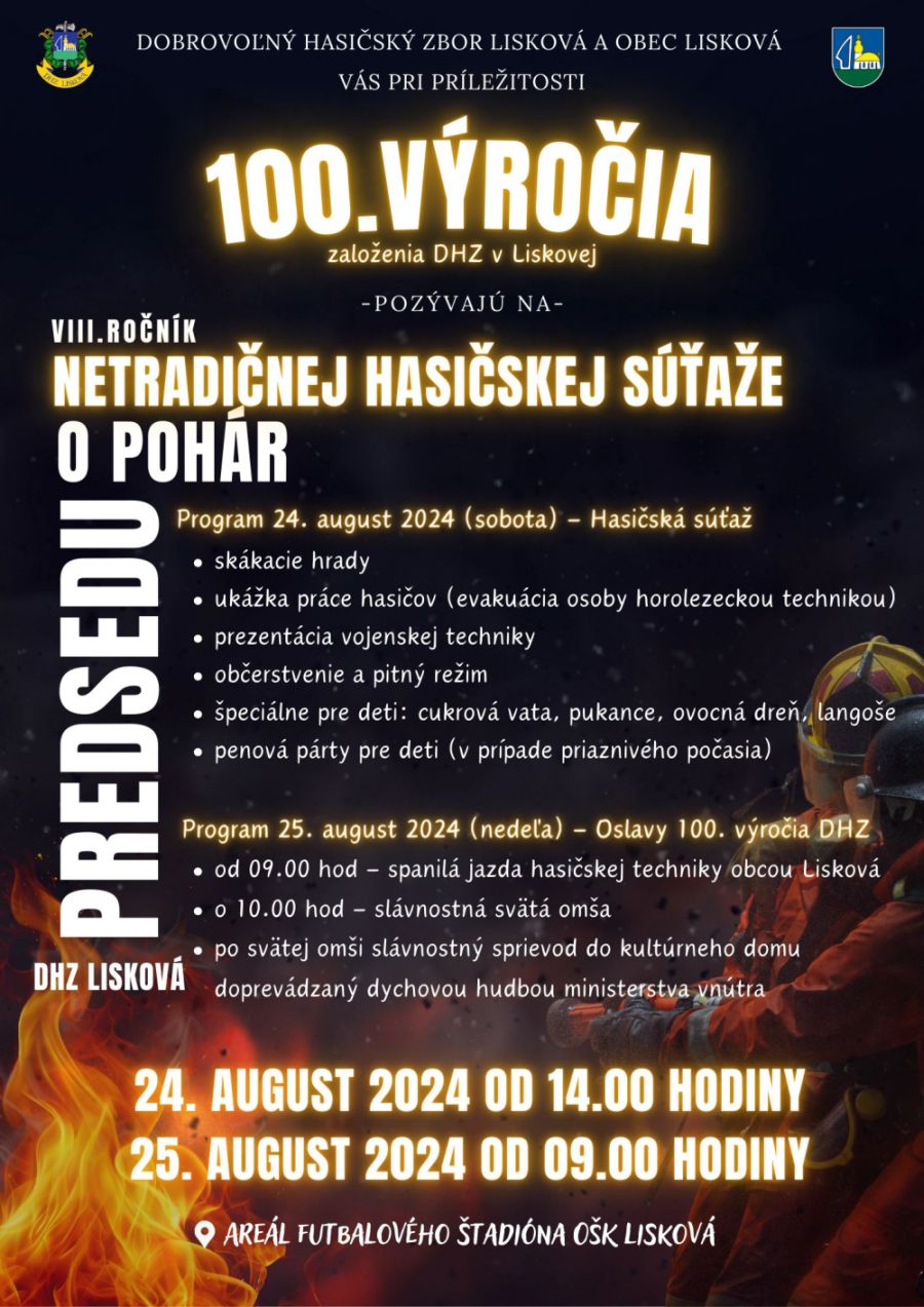 100. VÝROČIE ZALOŽENIA DHZ LISKOVÁ | Ružomberok