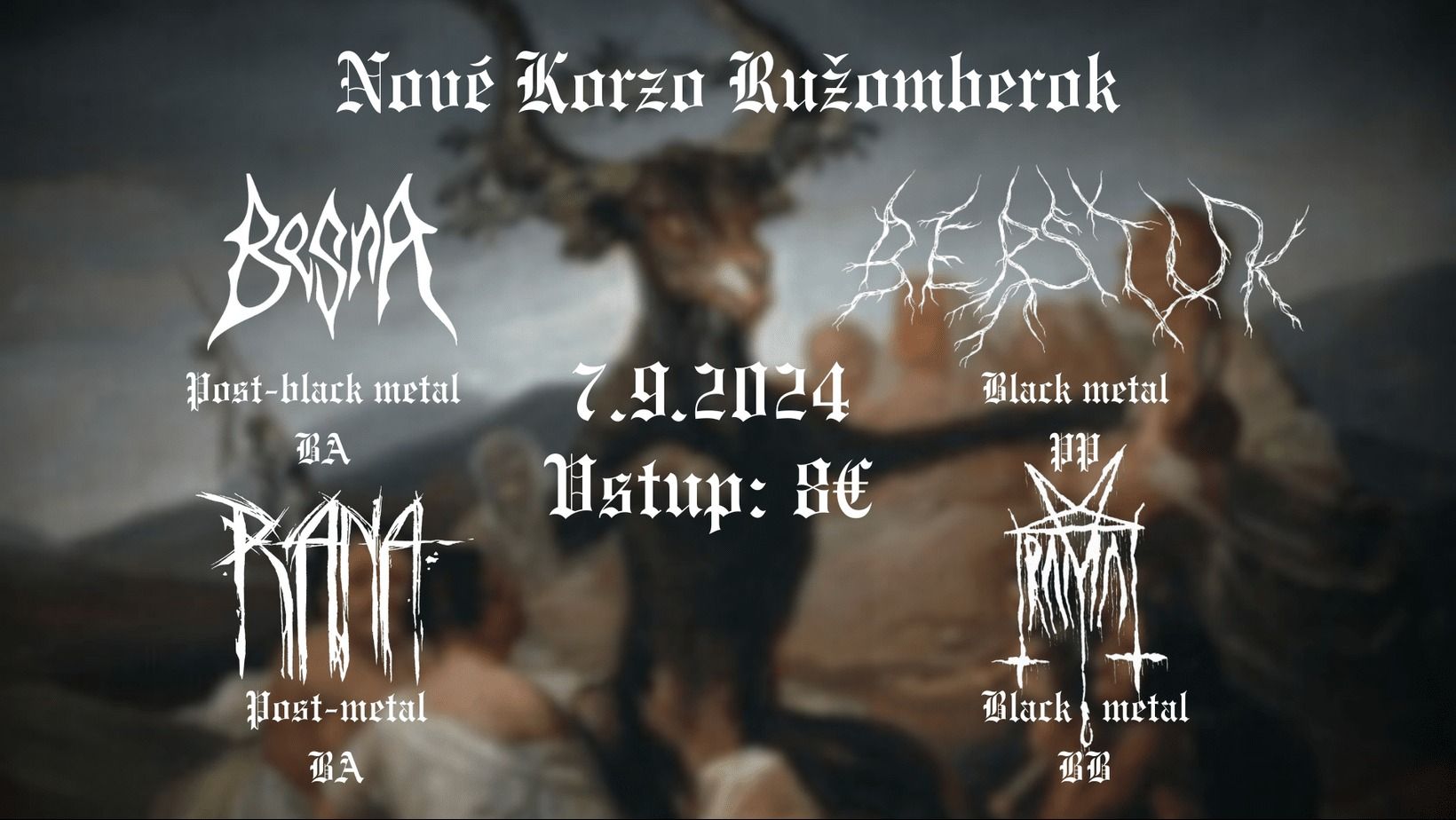 BESNA, BERSTUK, RANA, TRAMAL (Piváreň Nové Korzo) | Ružomberok