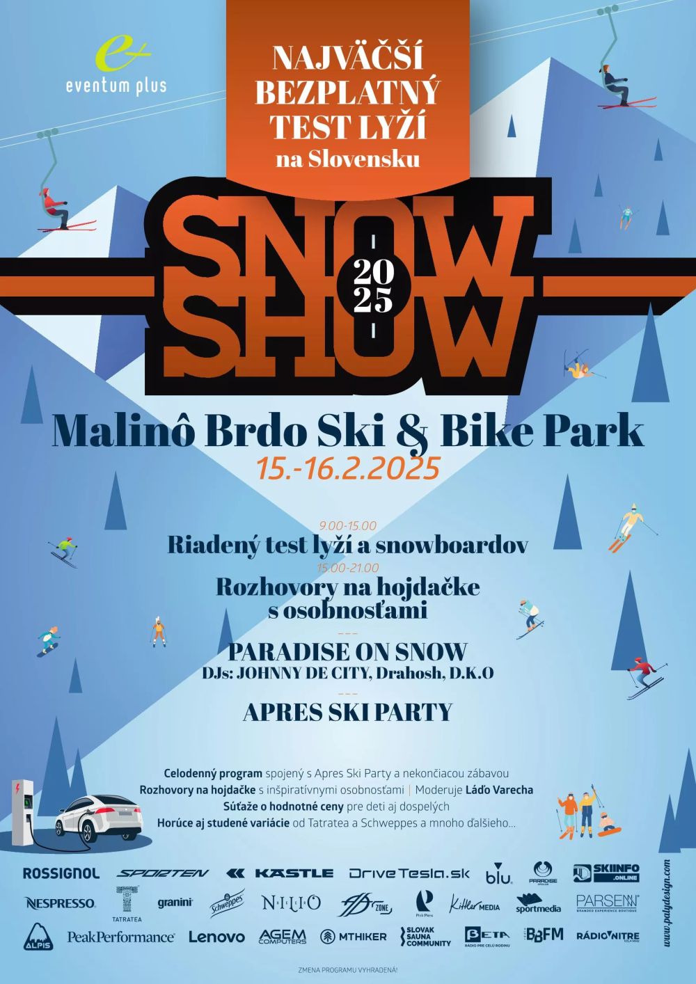 SNOW SHOW 2025 (Lyžiarske stredisko Malinô Brdo) | Ružomberok