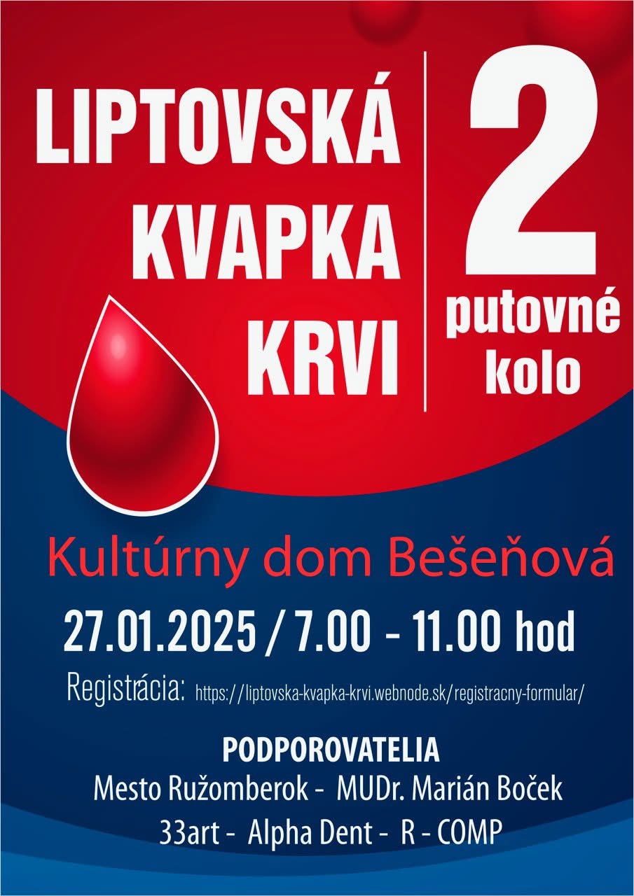 LIPTOVSKÁ KVAPKA KRVI: 2. PUTOVNÉ KOLO (Bešeňová) | Ružomberok
