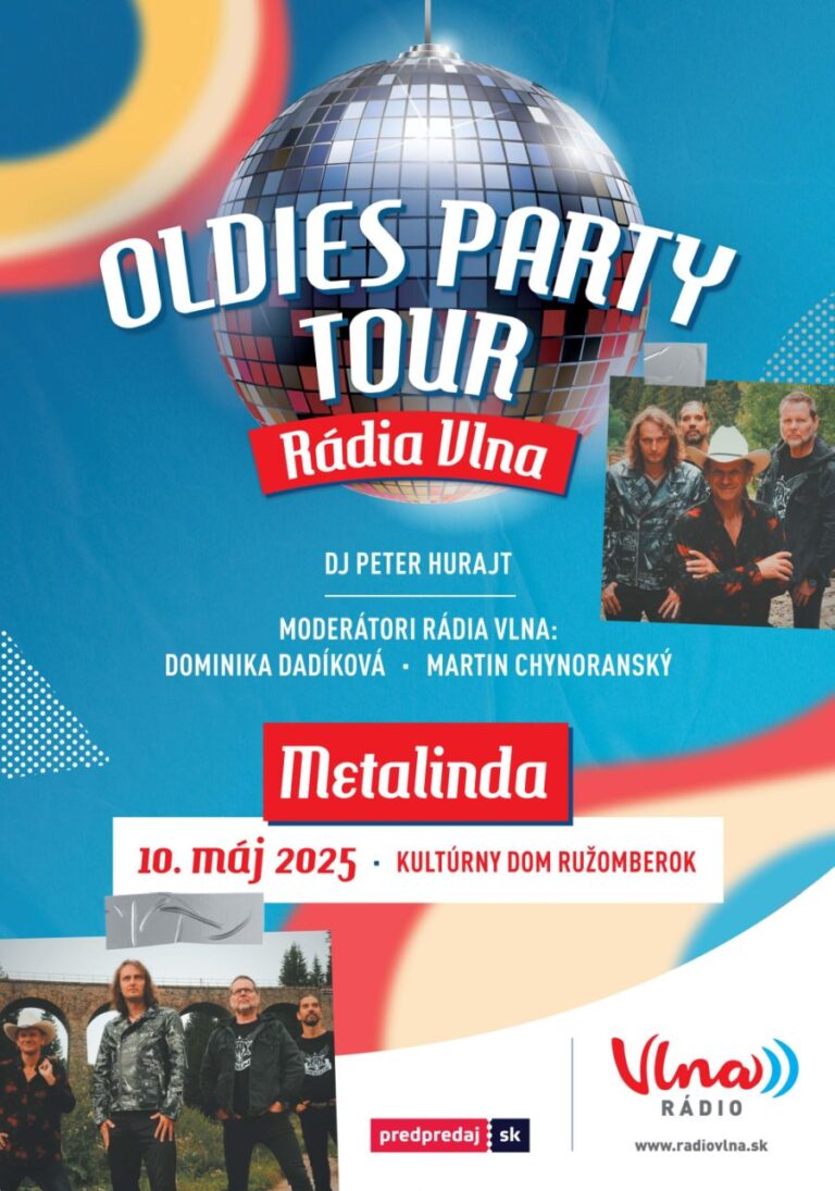 OLDIES PARTY TOUR RÁDIA VLNA 2025 (Kultúrny dom A. Hlinku) | Ružomberok