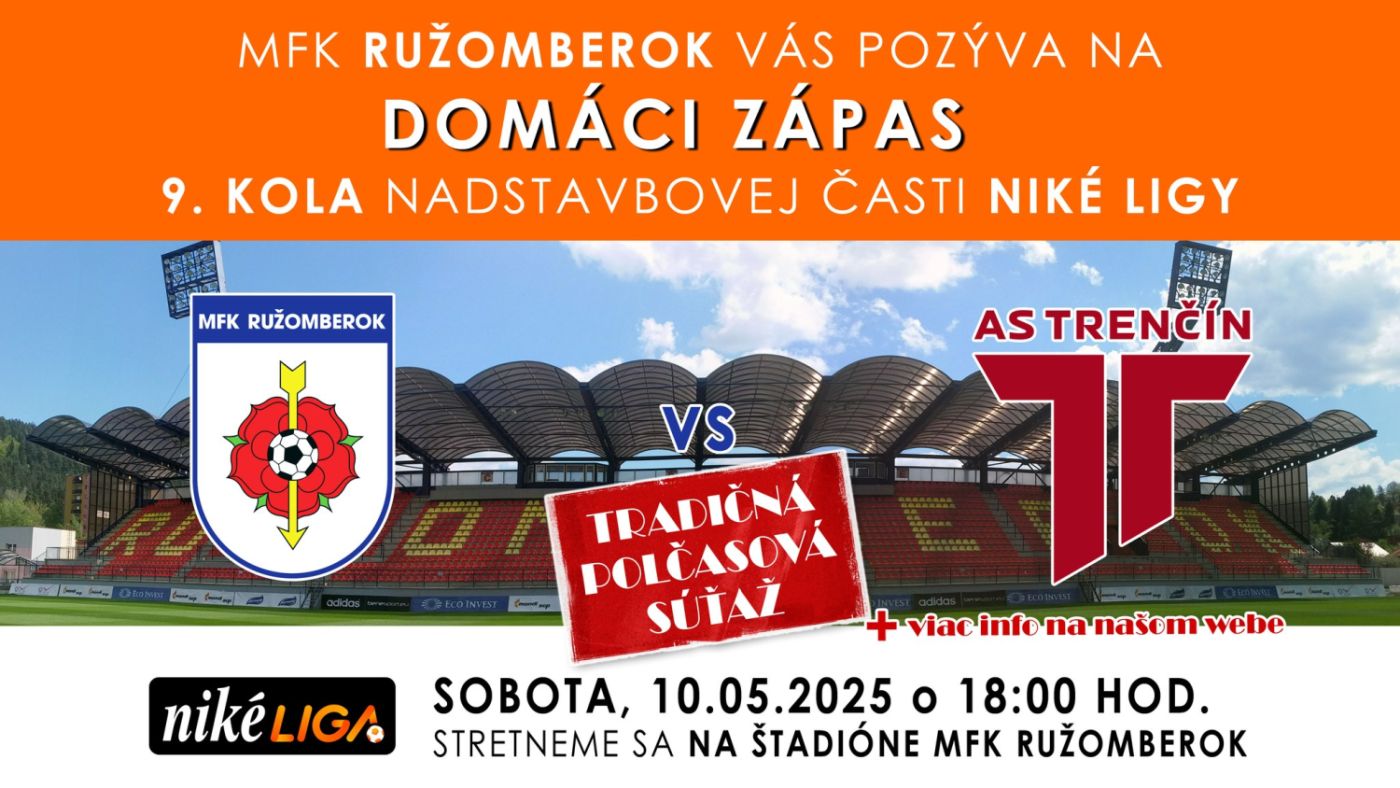 MFK RUŽOMBEROK - AS TRENČÍN (Futbalový štadión MFK) | Ružomberok