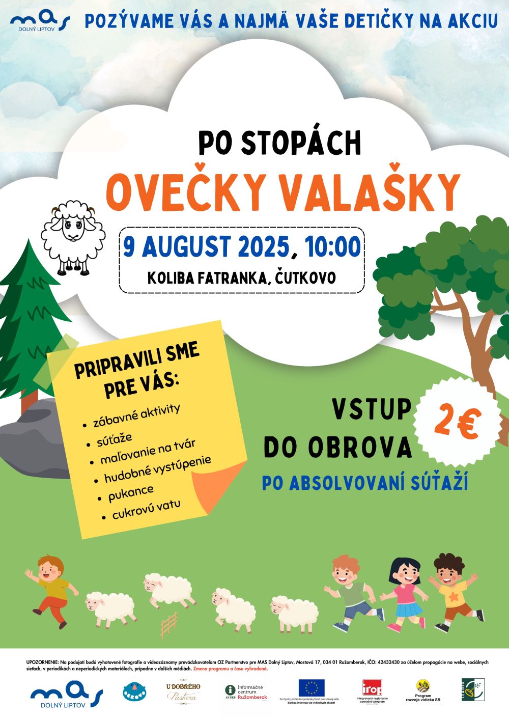 IX. PO STOPÁCH OVEČKY VALAŠKY (Čutkovská dolina) | Ružomberok